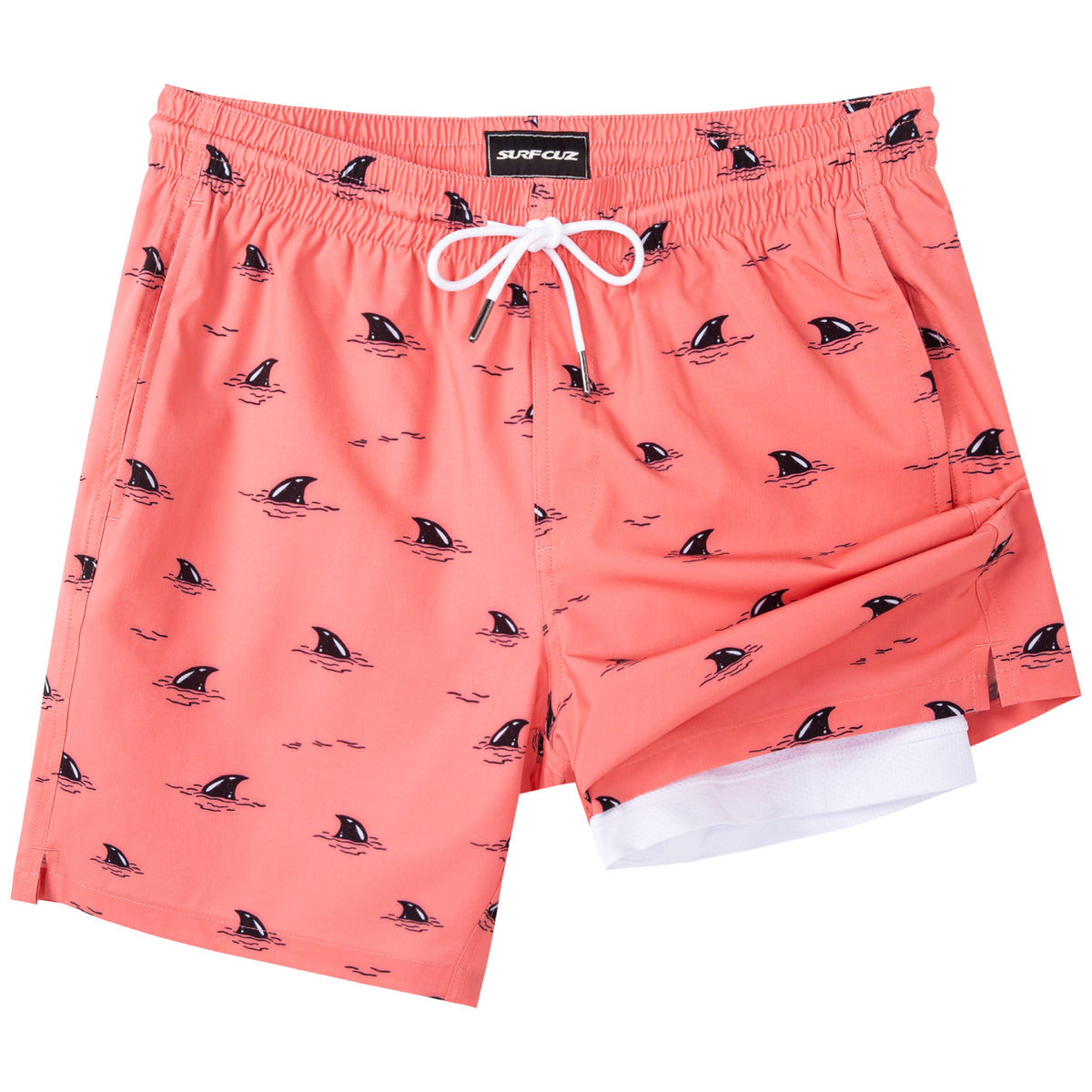 Men's 7 Inch Stretch Lining Quick-Dry Swim Trunks – surfcuz